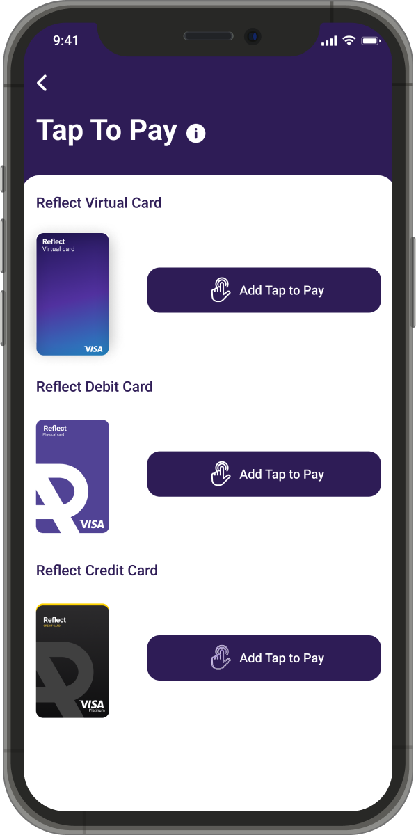 Tap to Pay | Reflect